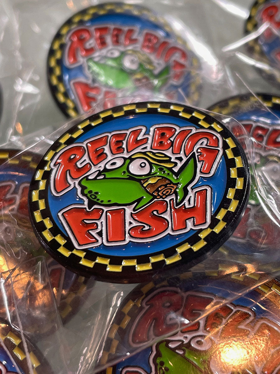 Silly Fish round enamel pin – The Fishmarket: Reel Big Fish webstore