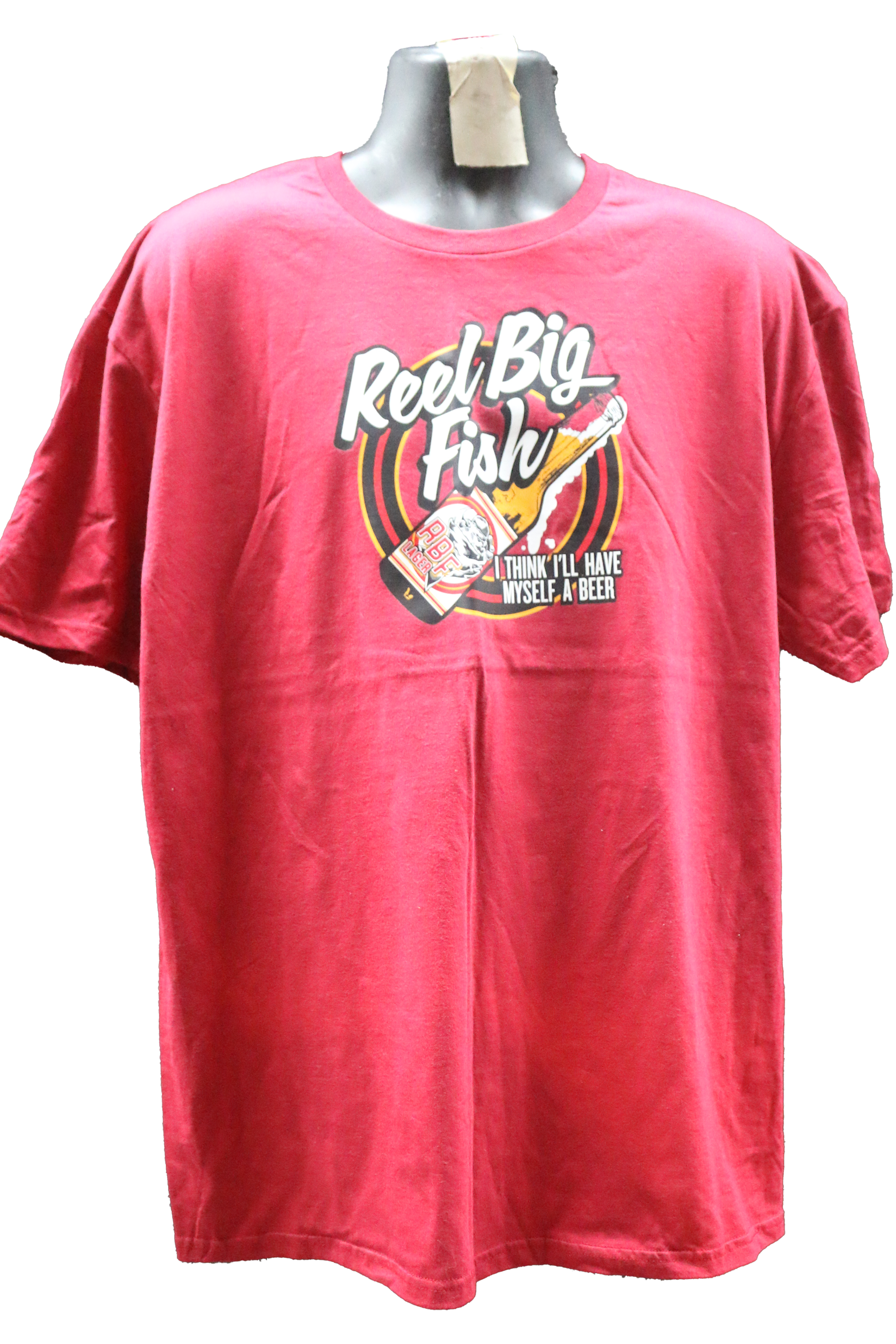 Beer Bottle Logo tee - red – The Fishmarket: Reel Big Fish webstore