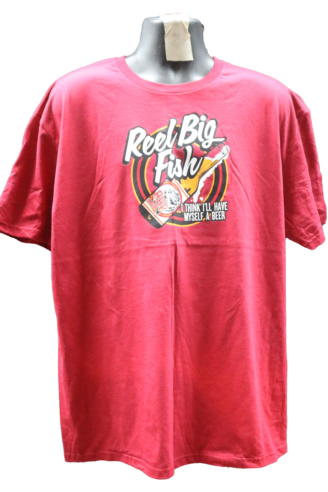 Beer Bottle Logo tee - red – The Fishmarket: Reel Big Fish webstore