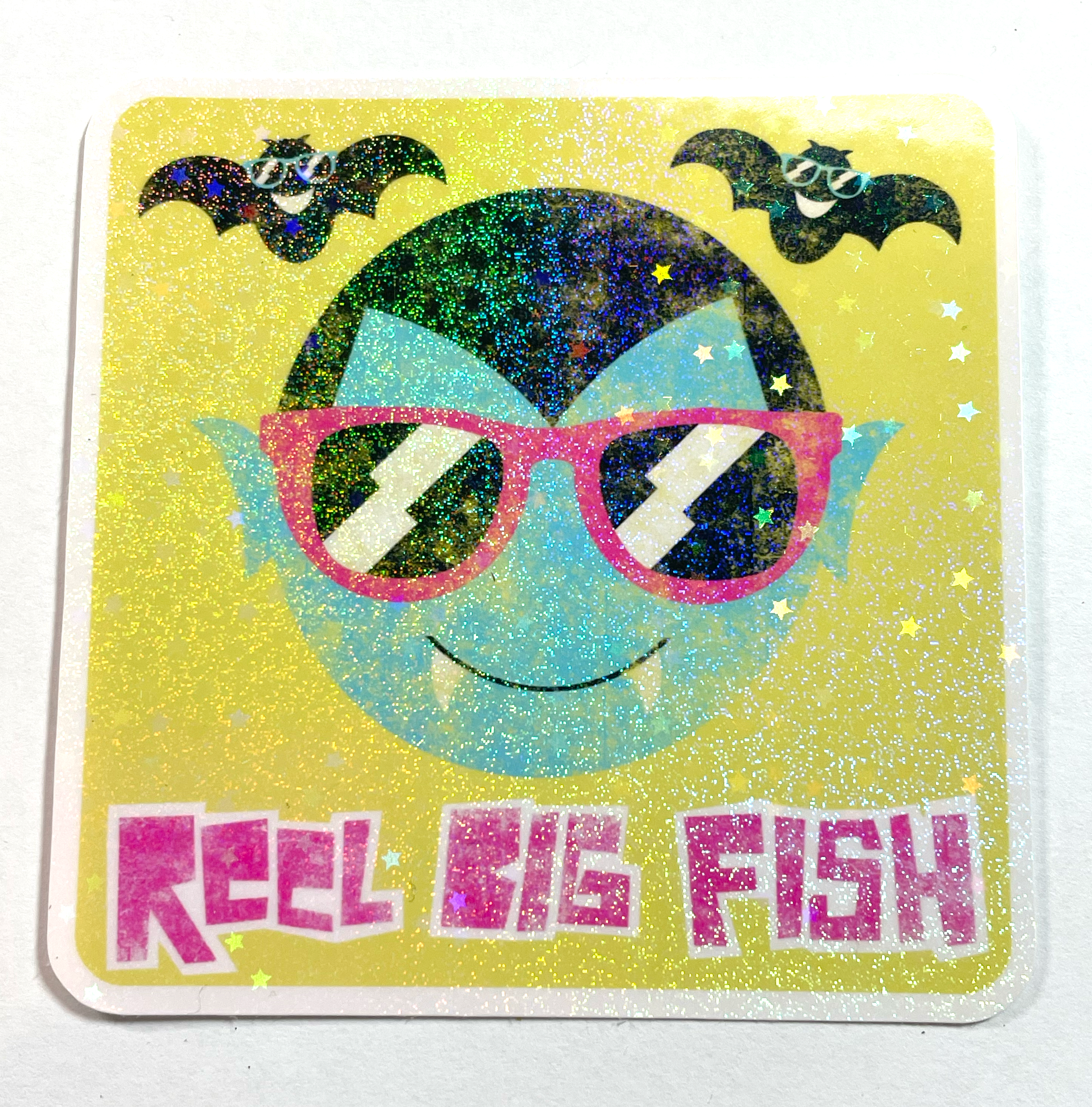 Vampire glitter holo sticker – The Fishmarket: Reel Big Fish webstore